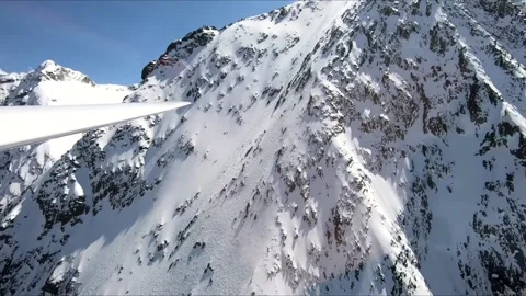 View Of A Ridge From Glider Cockpit, Nor... | Stock Video | Pond5