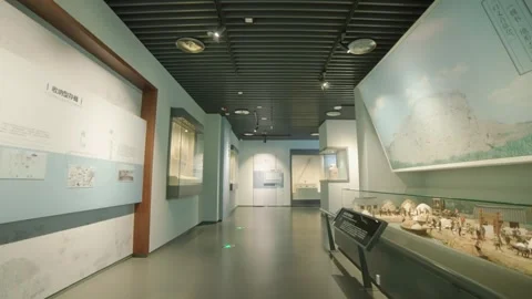 A view of Sea Salt Museum in Yancheng, C... | Stock Video | Pond5