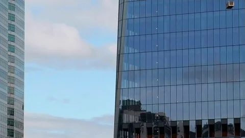 View of the side of One World Trade Cent... | Stock Video | Pond5
