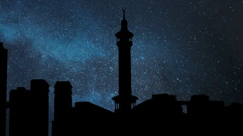 View of Skyline from Great Mosque of Mec... | Stock Video | Pond5