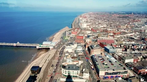 View from the top of Blackpool Tower | Stock Video | Pond5