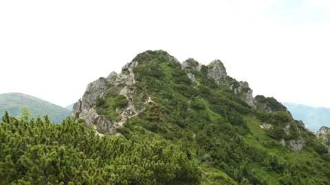 View of the top of Velky Rozsutec in the... | Stock Video | Pond5