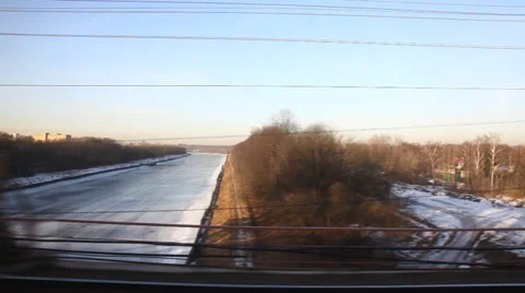 Snow Train Window Stock Video Footage | Royalty Free Snow Train Window ...