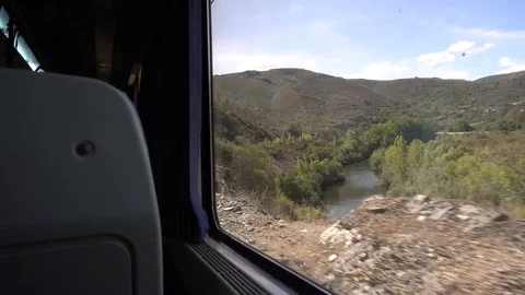 On Motion Train Window Stock Video Footage | Royalty Free On Motion ...