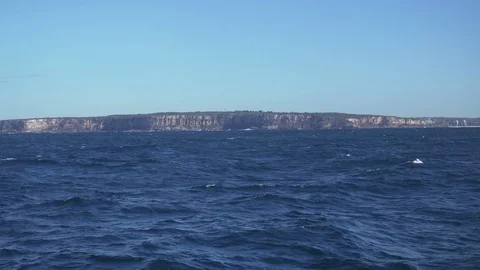 View of waves of the ocean with generic ... | Stock Video | Pond5