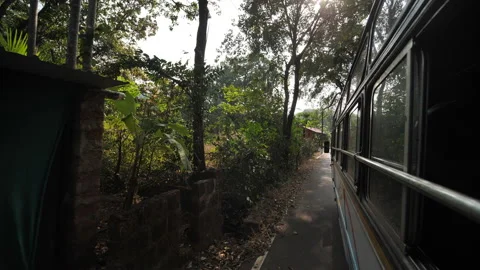 The view from the window of an intercity... | Stock Video | Pond5