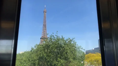 View from the window of parisian metro o... | Stock Video | Pond5