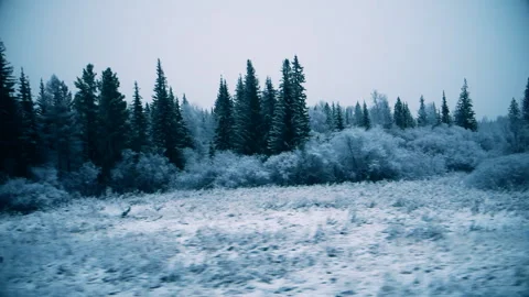 Train Window Snow Stock Video Footage | Royalty Free Train Window Snow ...