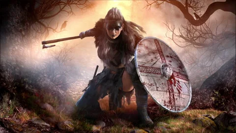 Woman With Shield Stock Videos – Royalty-Free HD & 4K Videos