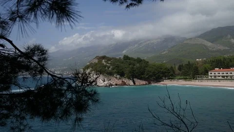 The Villa Milocer is one of the most bea... | Stock Video | Pond5