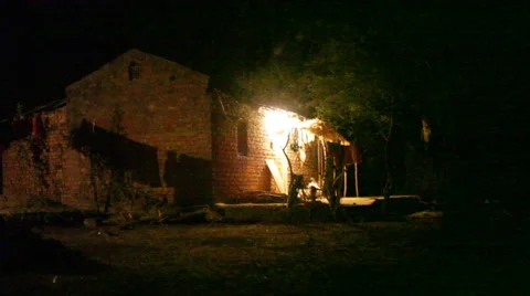 Exterior House Night Stock Footage ~ Royalty Free Stock Videos | Pond5