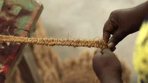 Woman Weaving Rope Stock Videos – Royalty-Free HD & 4K Videos | Pond5