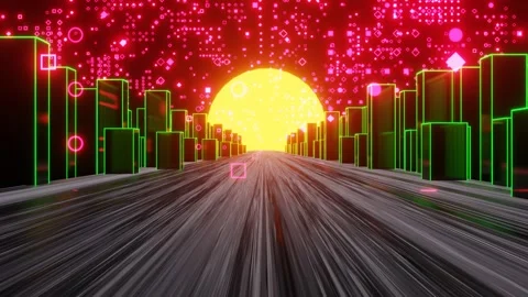 Vintage 3D animation background | Stock Video | Pond5