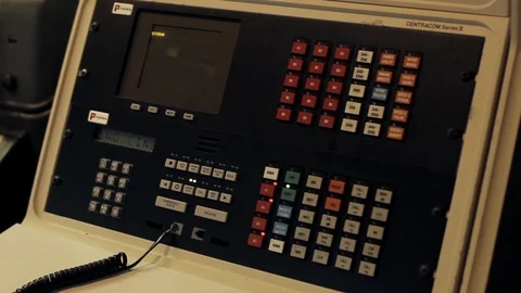 Vintage 911 Dispatch Terminal 70s | Stock Video | Pond5