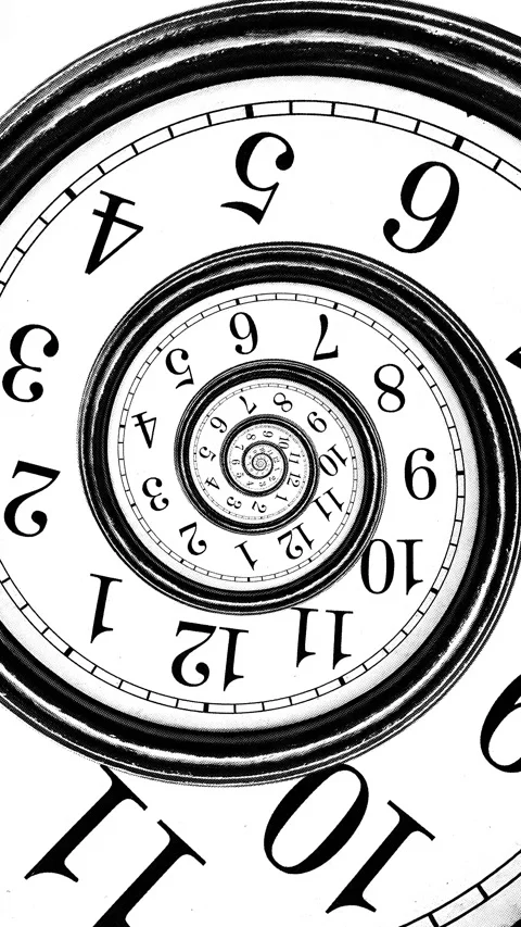 Spiral Clock Stock Footage ~ Royalty Free Stock Videos | Pond5
