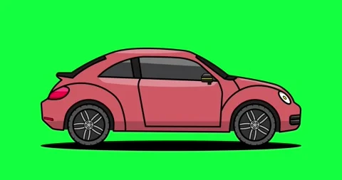 Vintage Car Animation Vintage Car Green ... | Stock Video | Pond5