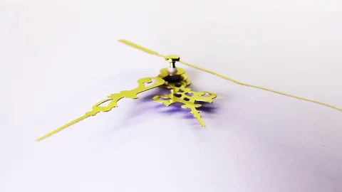 Vintage Clock Arrows on a White Backgrou... | Stock Video | Pond5