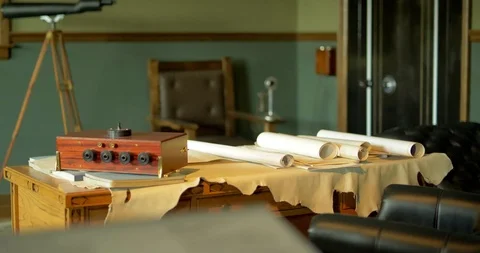 Vintage Drafting Table, Ford Plant, Detr... | Stock Video | Pond5