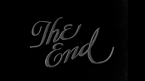 Vintage The End Stock Footage ~ Royalty Free Stock Videos | Pond5