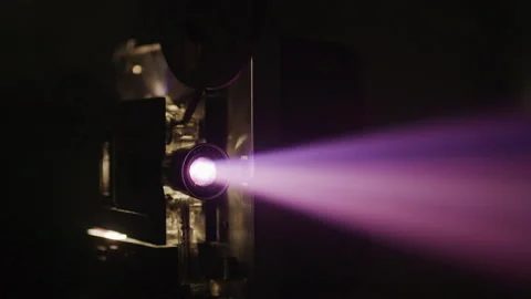 Vintage Film Projector with a Spinning F... | Stock Video | Pond5