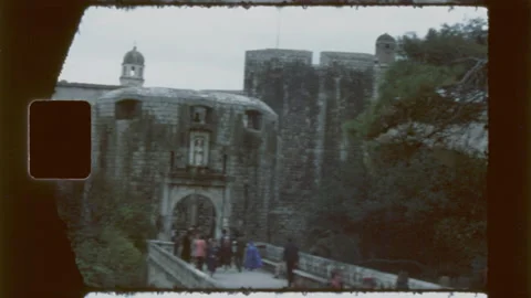 Vintage Footage of Visiting Old Historic... | Stock Video | Pond5