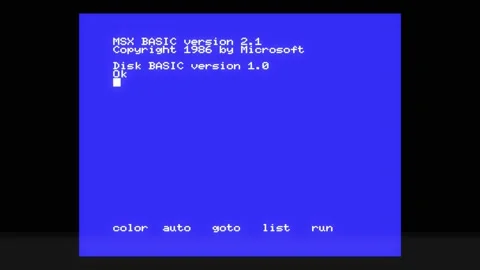 Vintage MSX Basic Screen Monitor Home Co... | Stock Video | Pond5