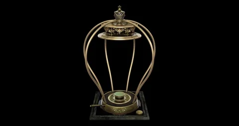 Vintage Music Box Loop Animation with Al... | Stock Video | Pond5