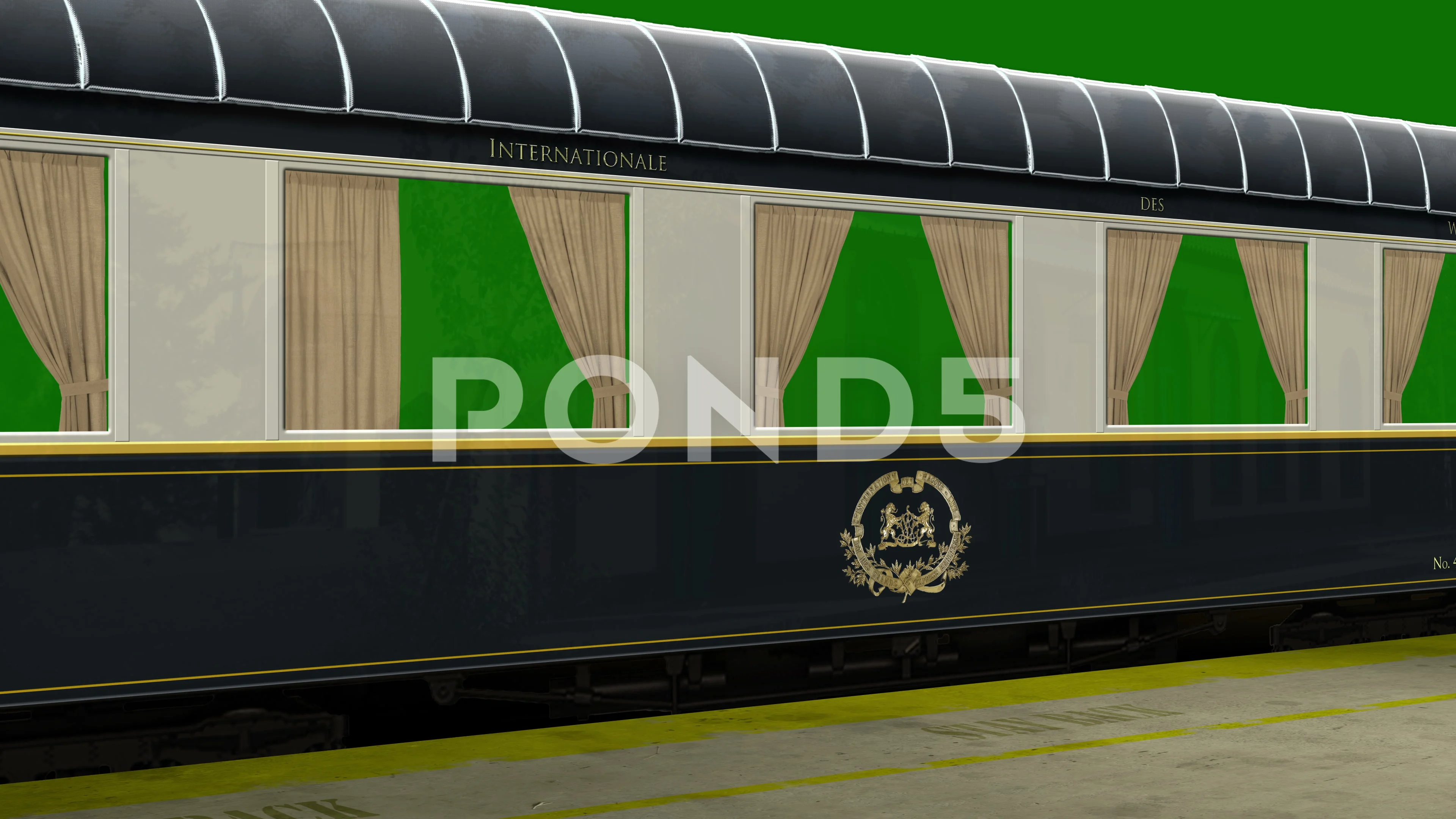 Orient Express Vintage Train Orient Express Model TurboSquid 2168933