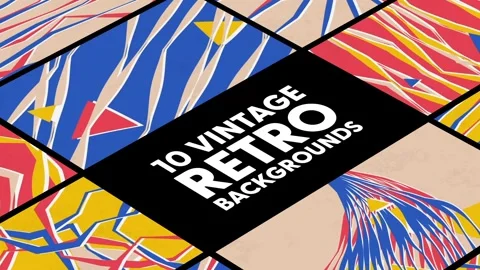 After Effects: Vıntage Retro Backgrounds #252937174