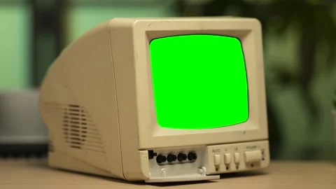 Vintage Retro Screen Monitor 80s 90s Sta... | Stock Video | Pond5