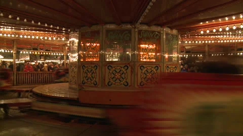 Vintage Skid Funfair Ride | Stock Video | Pond5