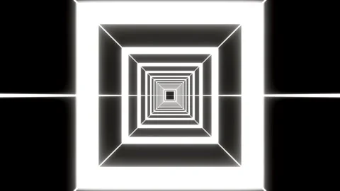 Vintage Style White Neon Background | Stock Video | Pond5