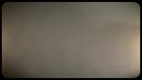 Vintage TV screen recording. Effect of a... | Stock Video | Pond5