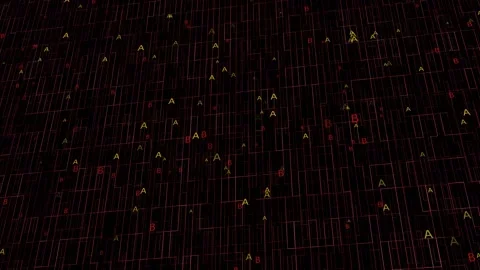 Vintage typography animation with alphab... | Stock Video | Pond5