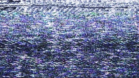 Vintage VHS TV Static Signal noise mode ... | Stock Video | Pond5