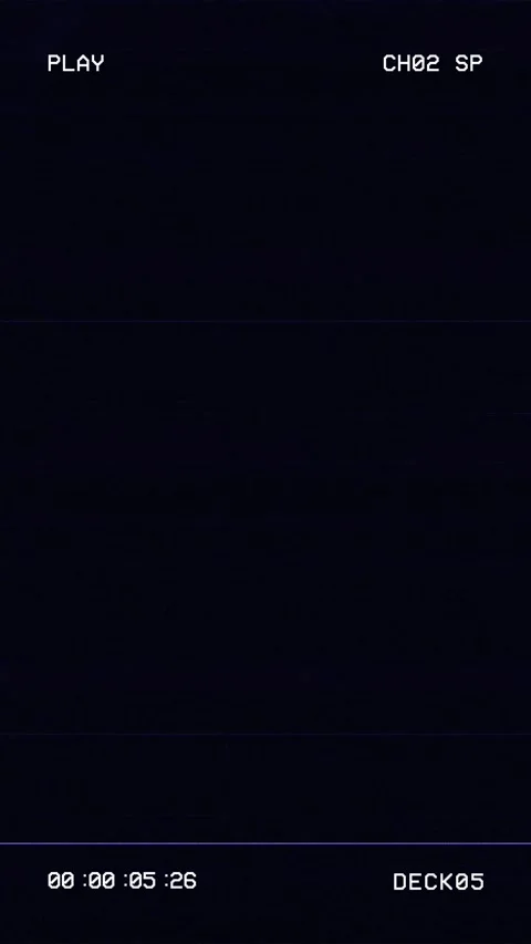 Vintage VHS (Video Home System) defects ... | Stock Video | Pond5