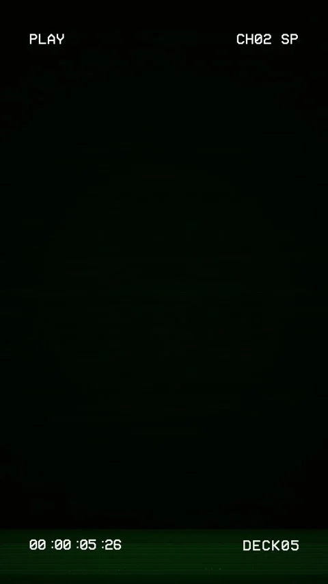 Vintage VHS (Video Home System) defects ... | Stock Video | Pond5