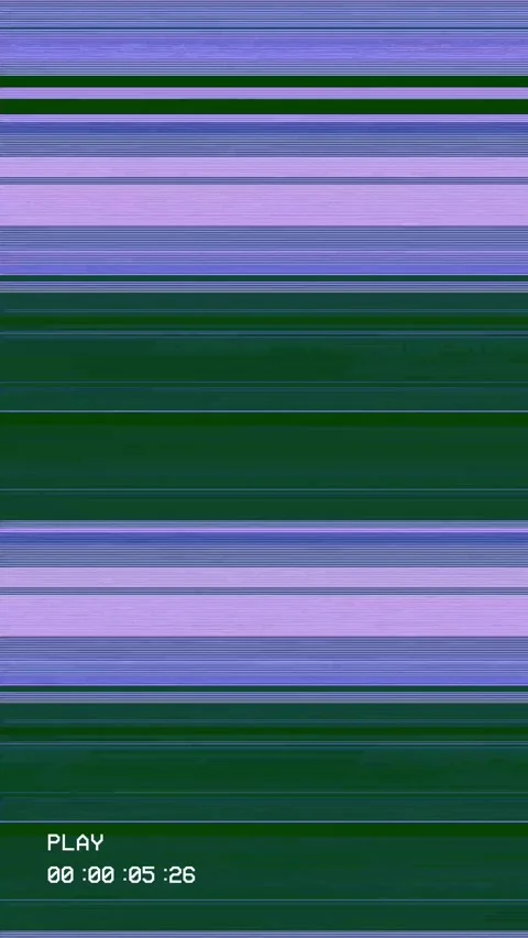 Vintage VHS (Video Home System) defects ... | Stock Video | Pond5