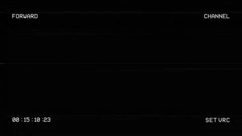 Vintage VHS (Video Home System) defects ... | Stock Video | Pond5