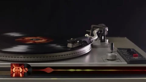 After Effects: Vintage Vinyl Audio Visualizer #231031306