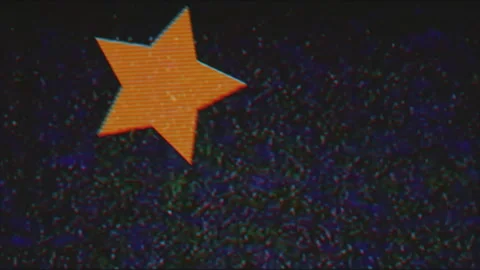 Vintage Visualizer - "VHS Lone Star" | Stock Video | Pond5