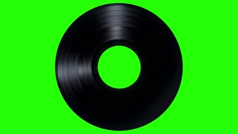 Vinyl Record is rotating on a Green Scre... | Stock Video | Pond5
