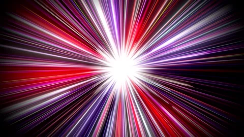 Violet, blue and red science fiction tun... | Stock Video | Pond5