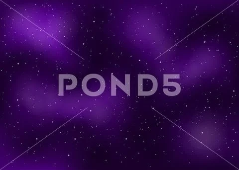 Violet outer space background. Stock Illustration #204986900