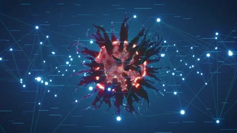 Viral analysis technique virus model evo... | Stock Video | Pond5