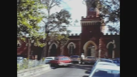 Virgin Islands 1973, Public library buil... | Stock Video | Pond5