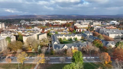 Virginia Tech Aerial Stock Video Footage | Royalty Free Virginia Tech ...