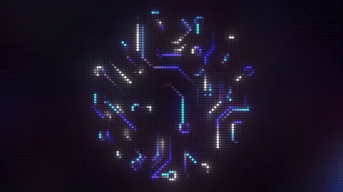 Virtual animation with moving brain neur... | Stock Video | Pond5