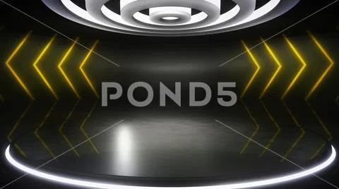 Virtual game stage background, studio template. Ideal for tv game shows ...
