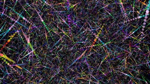 Virtual particles as quantum fluctuation... | Stock Video | Pond5